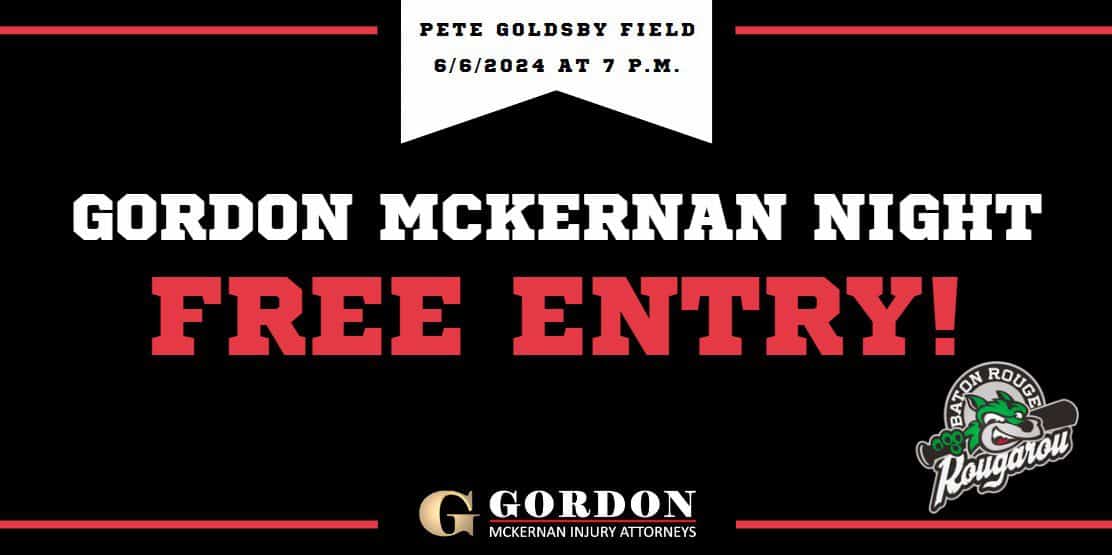 Free Entry: Gordon McKernan Night Returns with the Baton Rouge Rougarou ...